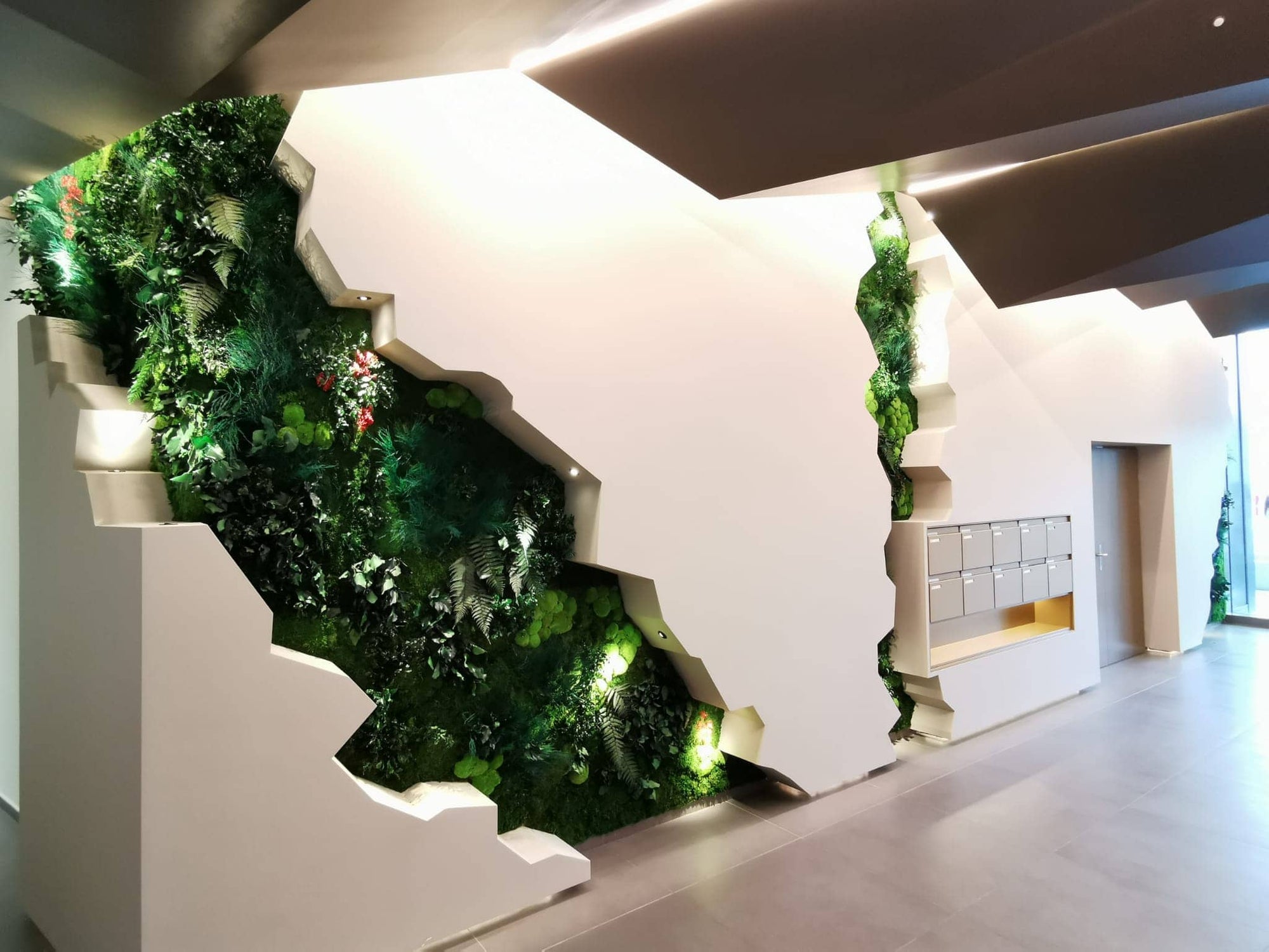 Réalisations de Murs végétaux stabilisés - Jungle